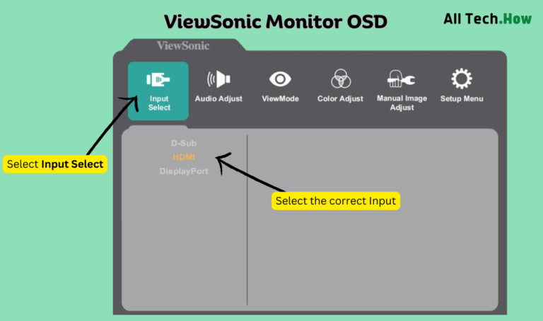 How to Fix ViewSonic Monitor No Signal Error